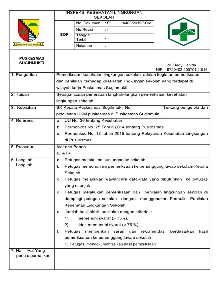 Sop Ikl Sekolah | PDF