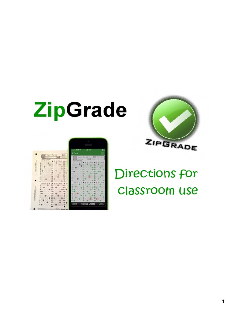 Zipgrade Instructions | PDF | Zip (File Format) | Quiz