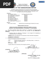 Barangay Dispute Certification | PDF