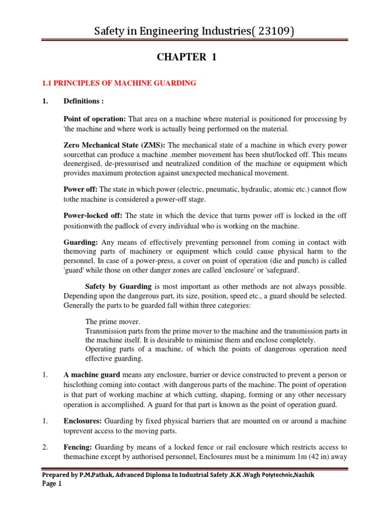 Safety in Engineering Industries 05102018 | PDF | Human Factors And ...