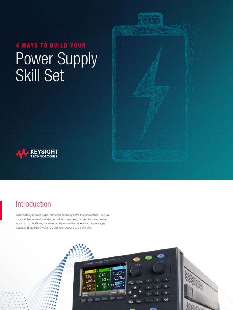 4 Ways To Build Power Supply Skill Set | PDF | Power Supply ...