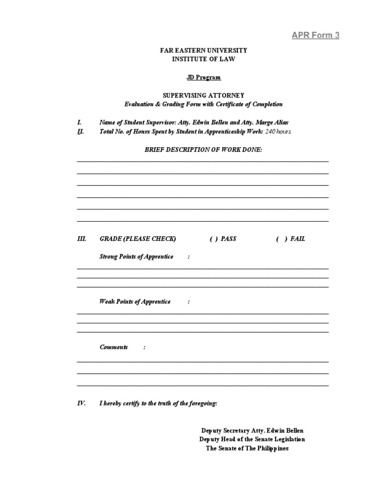 APR - Form 3 | Download Free PDF | Apprenticeship | Government Information