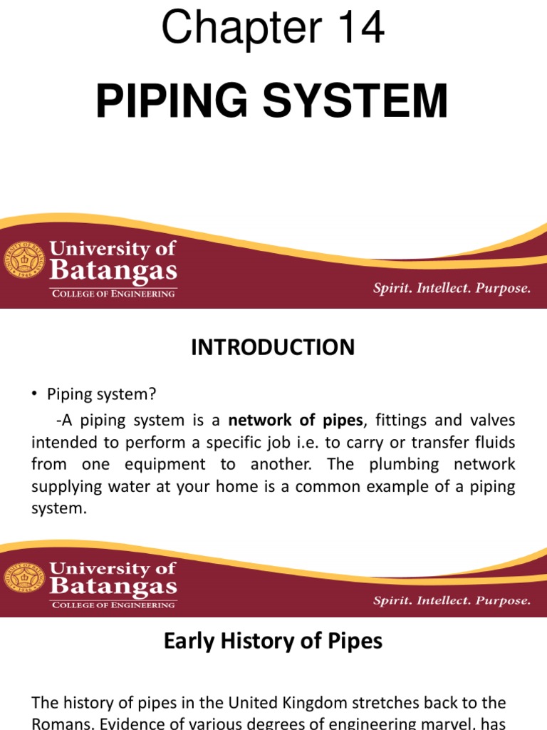 Piping Systems in Power Plants | PDF | Valve | Plumbing