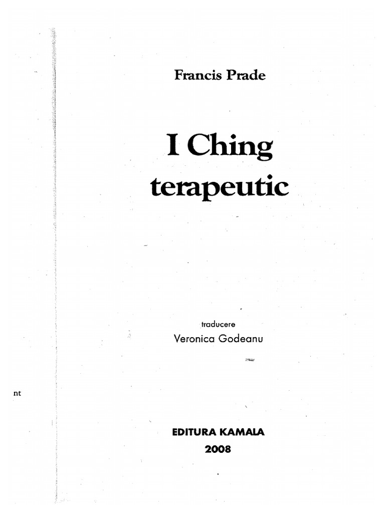 I Ching Terapeutic PDF | PDF