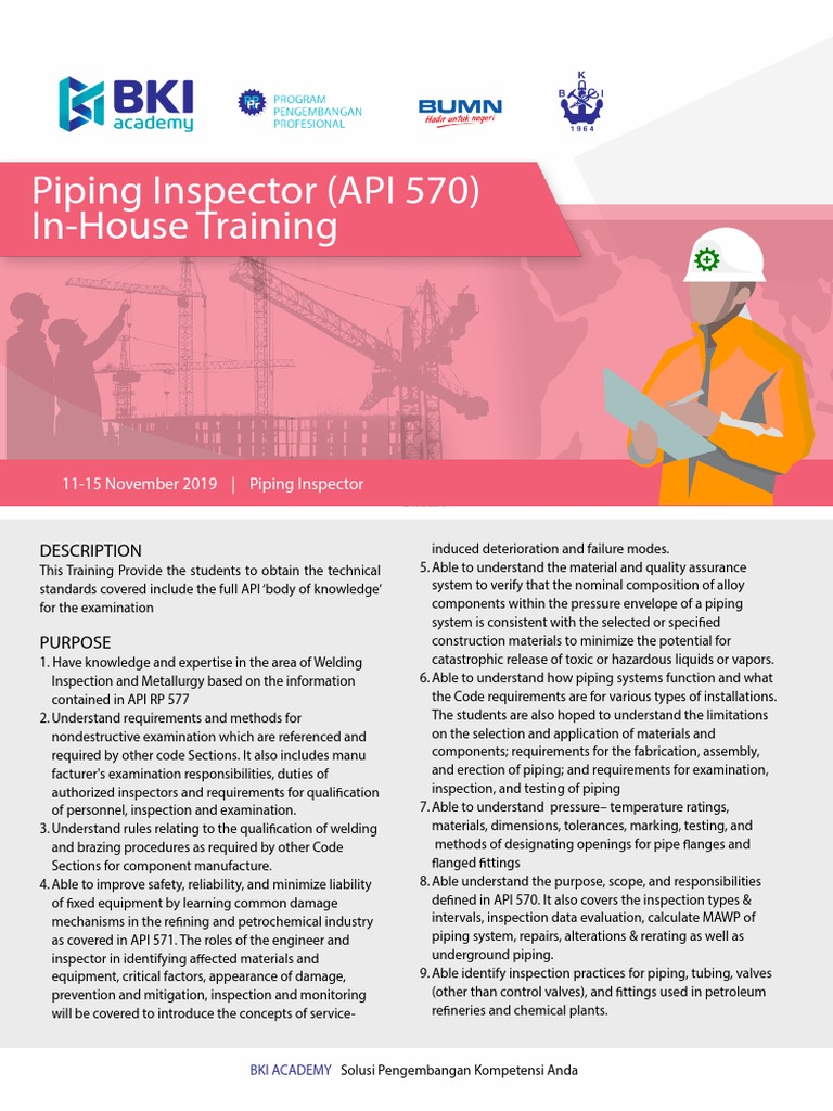 API 570 Piping Inspector | Download Free PDF | Pipe (Fluid Conveyance ...