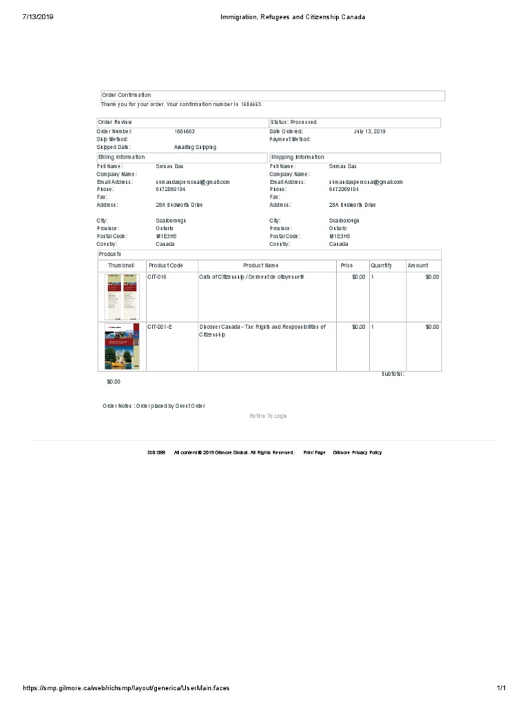 Discover of Canada-Immigration, Refugees and Citizenship Canada Book ...