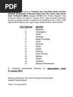 Protokol Tagging Meja VIP dan VVIP | PDF