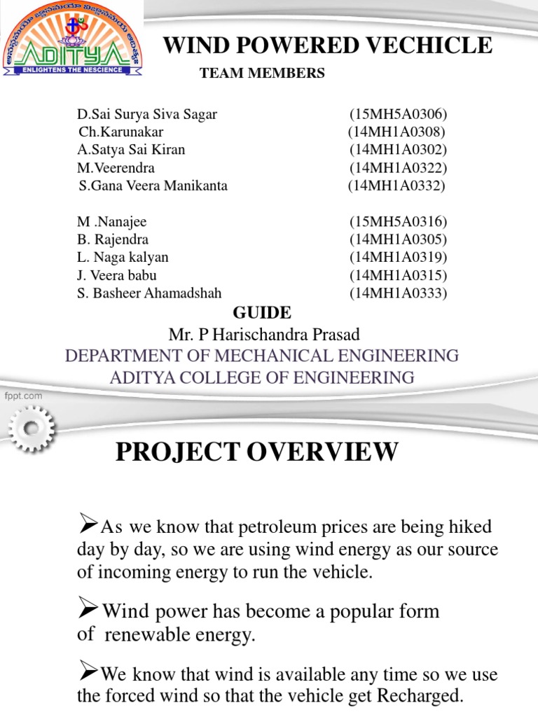 Mechanical Project Ideas | Download Free PDF | Wind Power | Electric Motor