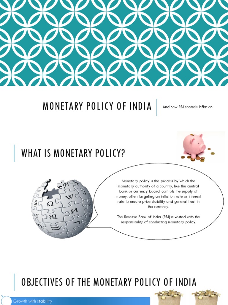 Monetary Policy of India: and How RBI Controls Inflation | PDF ...