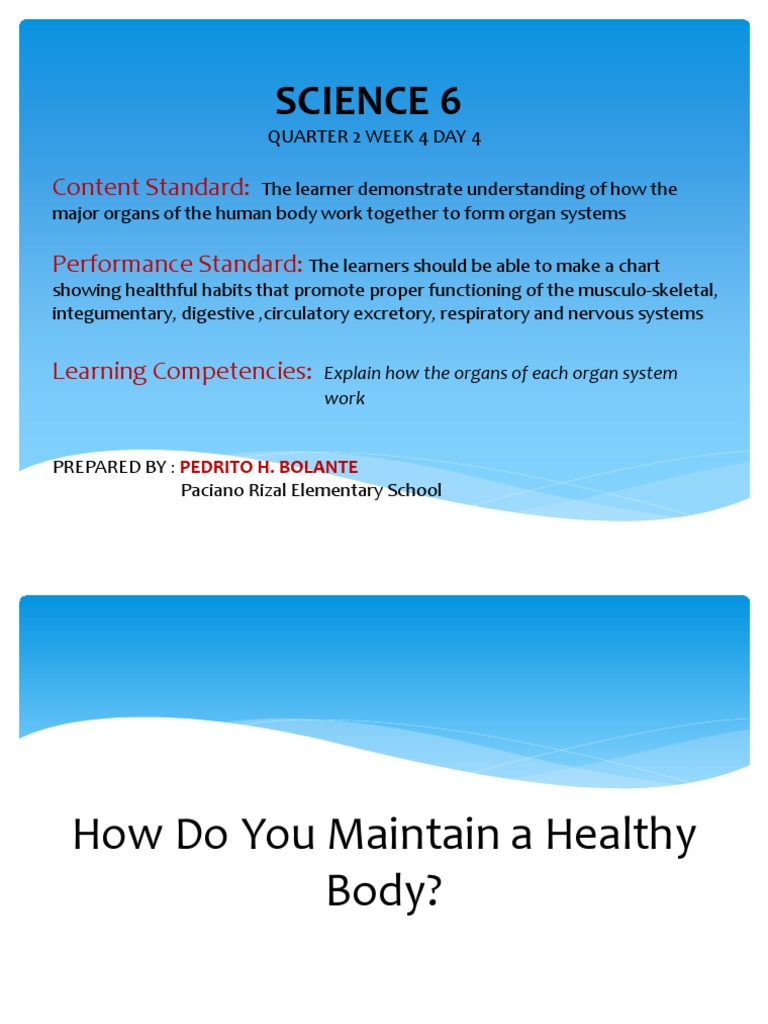 wk4 Day 4 | PDF | Human Body | Cigarette