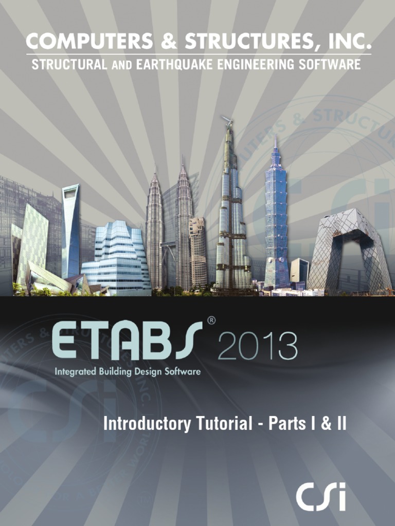 Etabs Tutorial | PDF | Menu (Computing) | Computer Keyboard