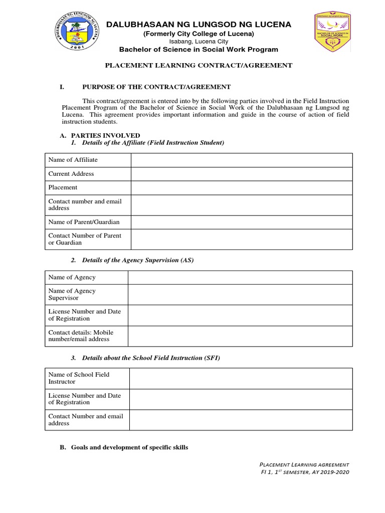 Dalubhasaan NG Lungsod NG Lucena: Bachelor of Science in Social Work ...