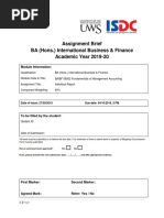 ACCA Apprentice Project Report Form | PDF | Experience | Question