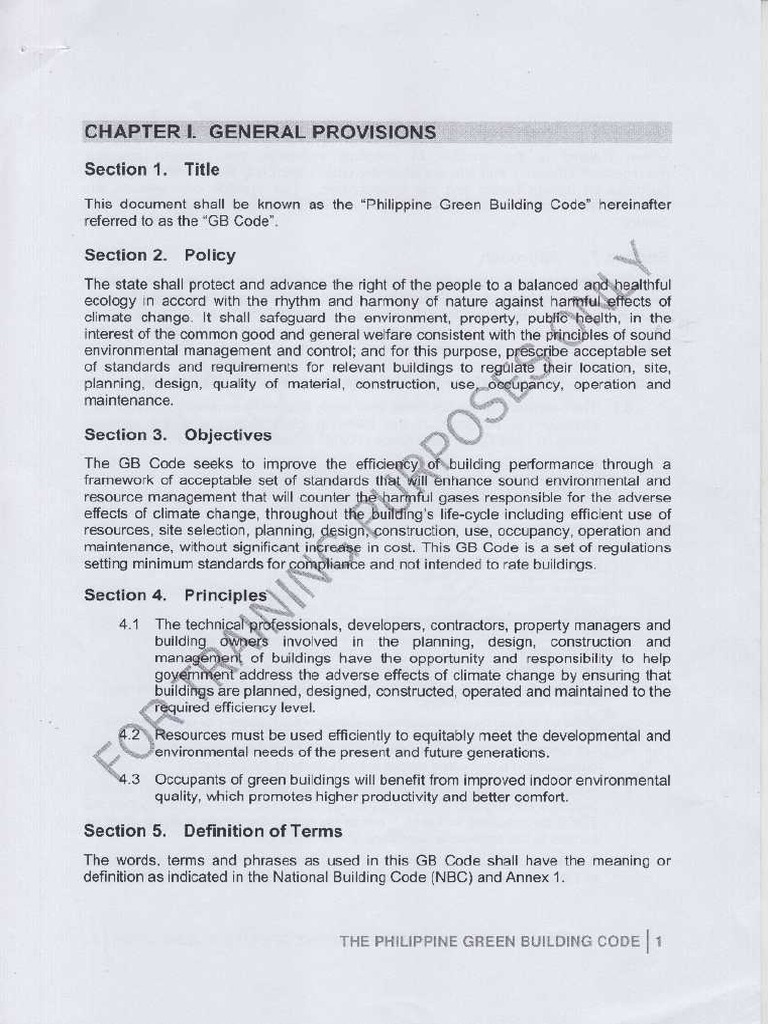 The Phillippine Green Building Code 2015 PDF | PDF