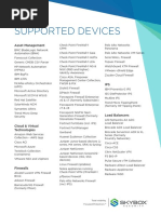 Arcsight Connector Supported Products Flyer | PDF | Computer Security | Security