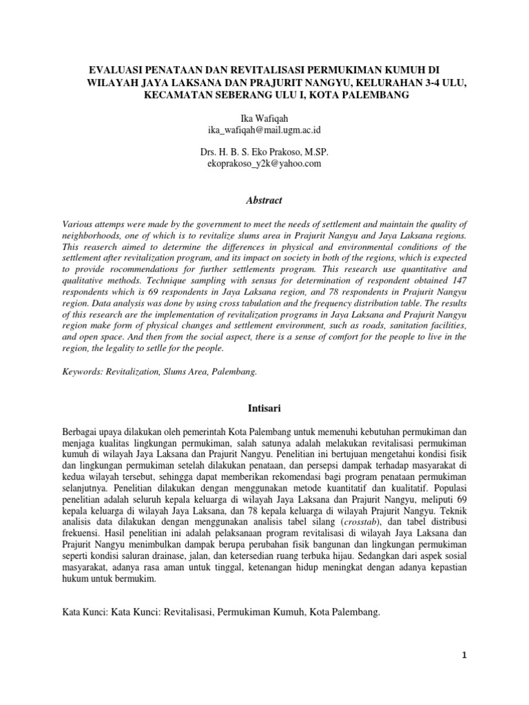 Evaluasi Penataan Dan Revitalisasi Permu PDF | PDF | Information Management | Scientific Method