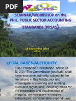 PPSAS and The Revised Chart of Accounts | PDF | Depreciation | Expense