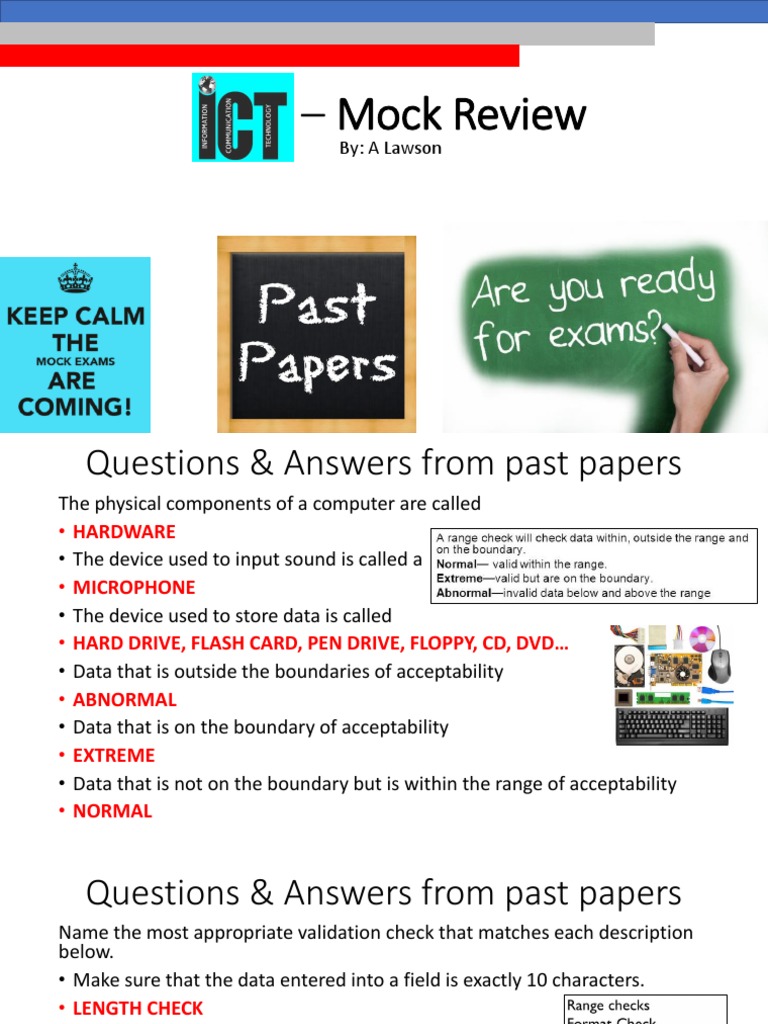 Computer Hardware and Data Validation Guide | PDF | Computer Network ...