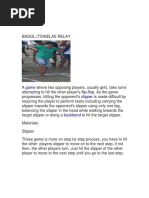 Sack Race Rules and Mechanics | PDF | Sports | Leisure
