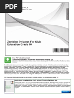 Form 1 Civic Education Teaching Module | PDF