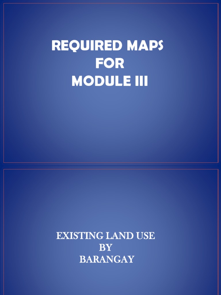 Maps For LGU | PDF