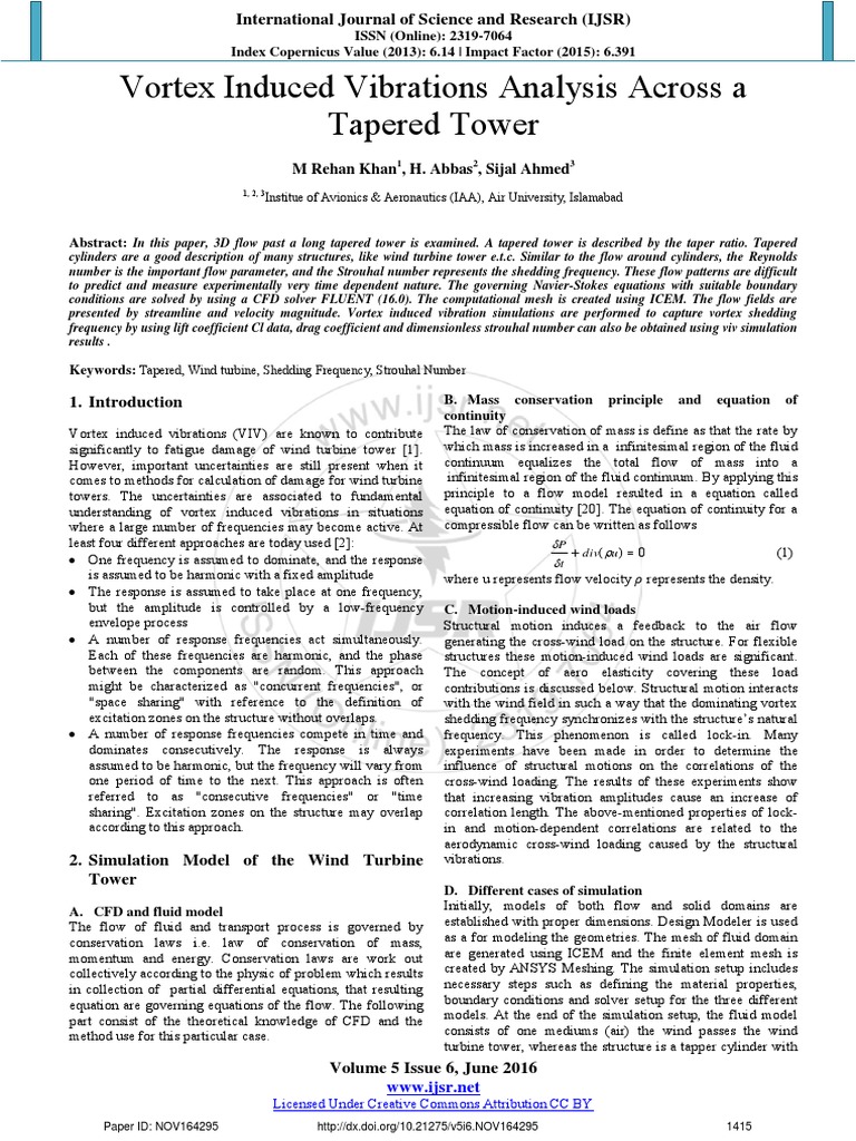 Vortex Shedding | PDF | Computational Fluid Dynamics | Fluid Dynamics