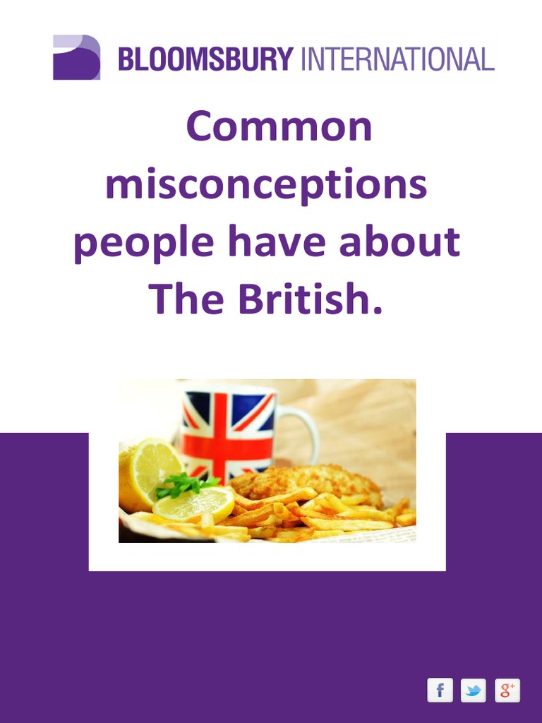 Common Misconceptions | PDF | Meal | United Kingdom