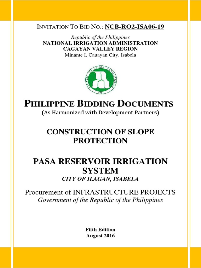Philippine Bidding Documents3 | PDF | Joint Venture | Procurement