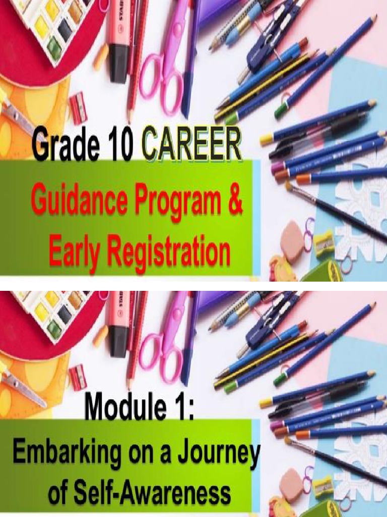 Career Guidance Module 1 | PDF