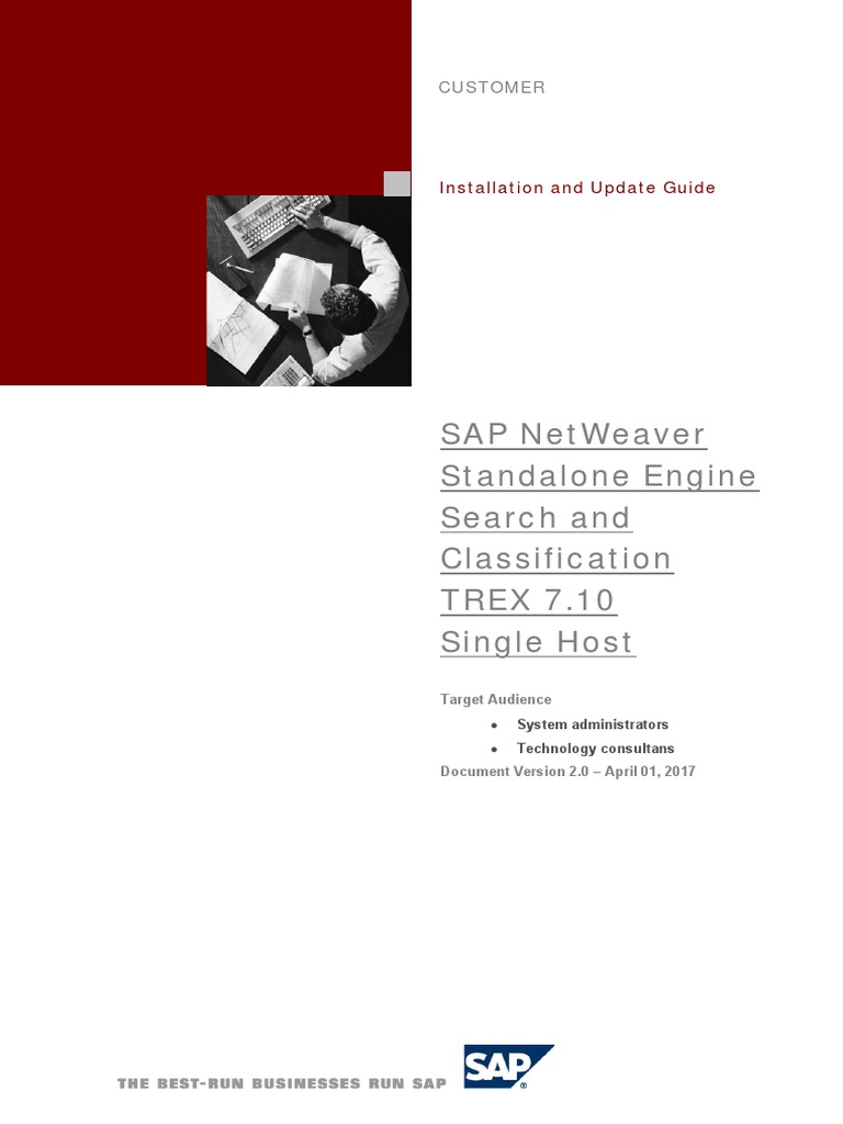 Sap Netweaver Standalone Engine Search and Classification Trex 7.10 ...
