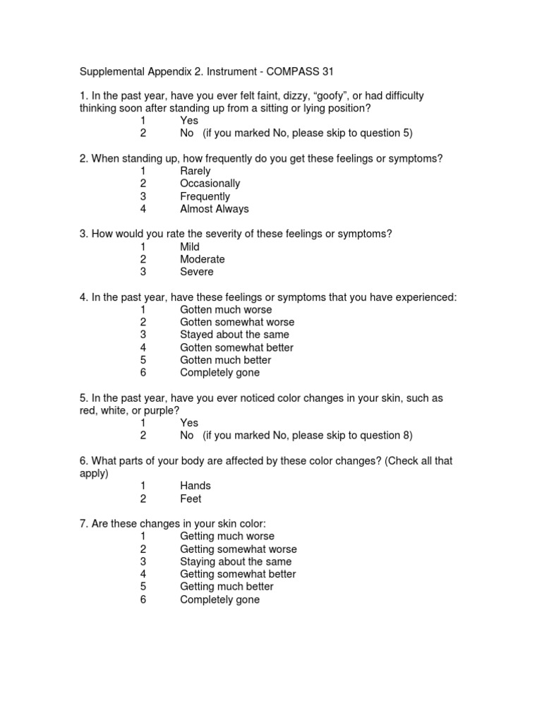 Compass 31 | PDF | Diseases And Disorders | Clinical Medicine