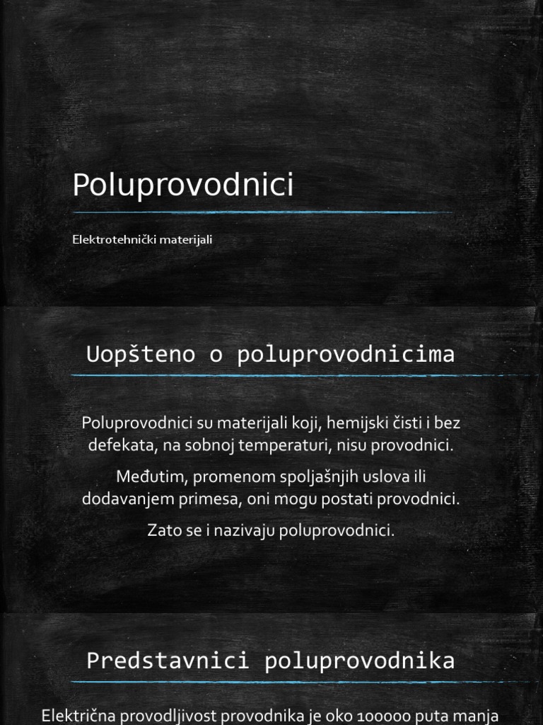Poluprovodnici | PDF