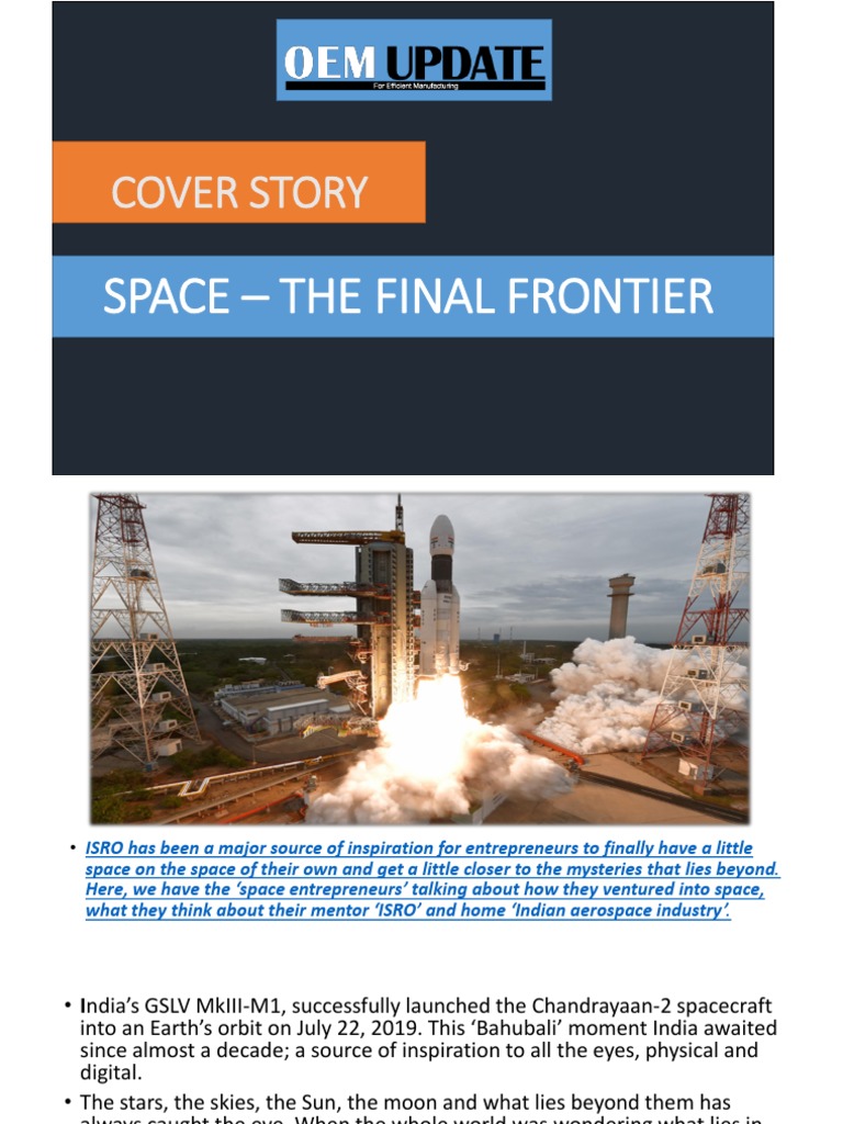 Space - The Final Frontier | PDF | Aerospace | Entrepreneurship