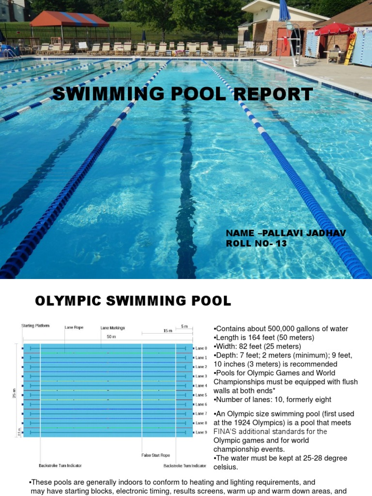 Swimming Pool Report | PDF | Swimming Pool | Swimming (Sport)