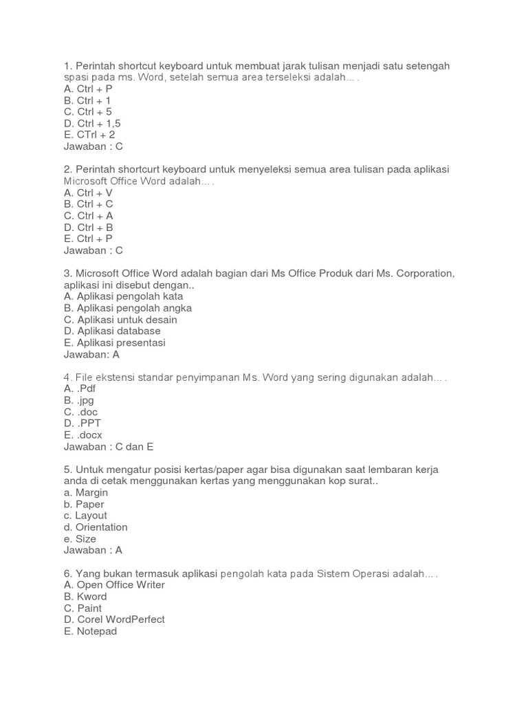 Keyboard Shortcuts for Formatting Text in Microsoft Word | PDF