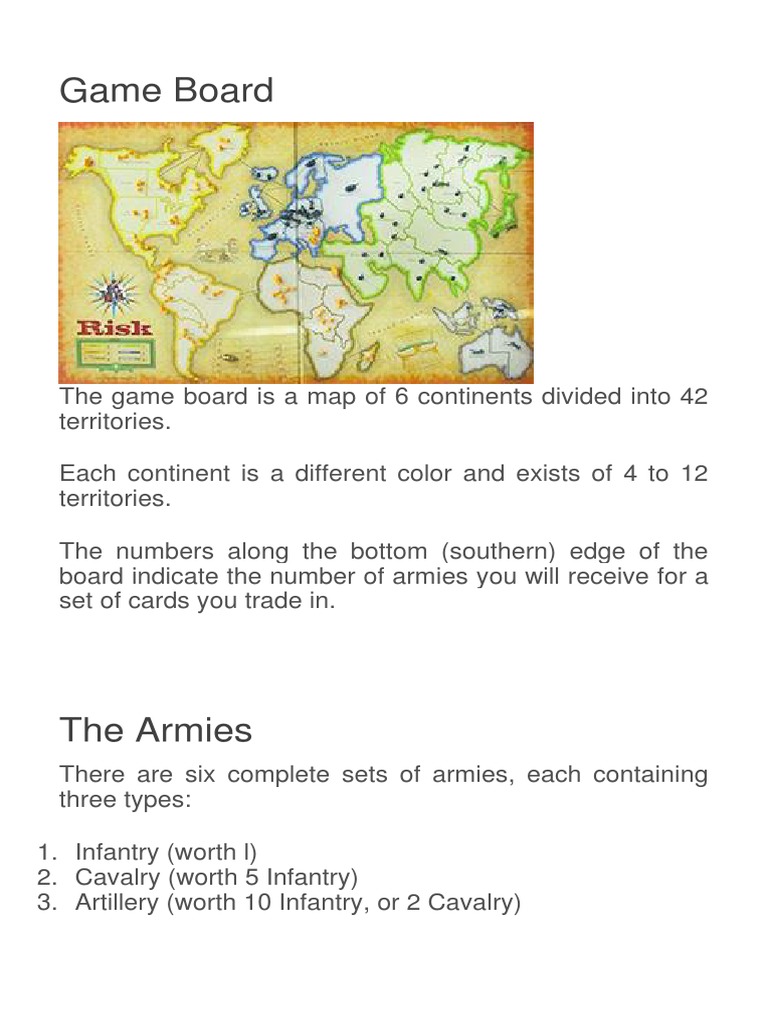 Risk Game | Download Free PDF | Military | Warfare