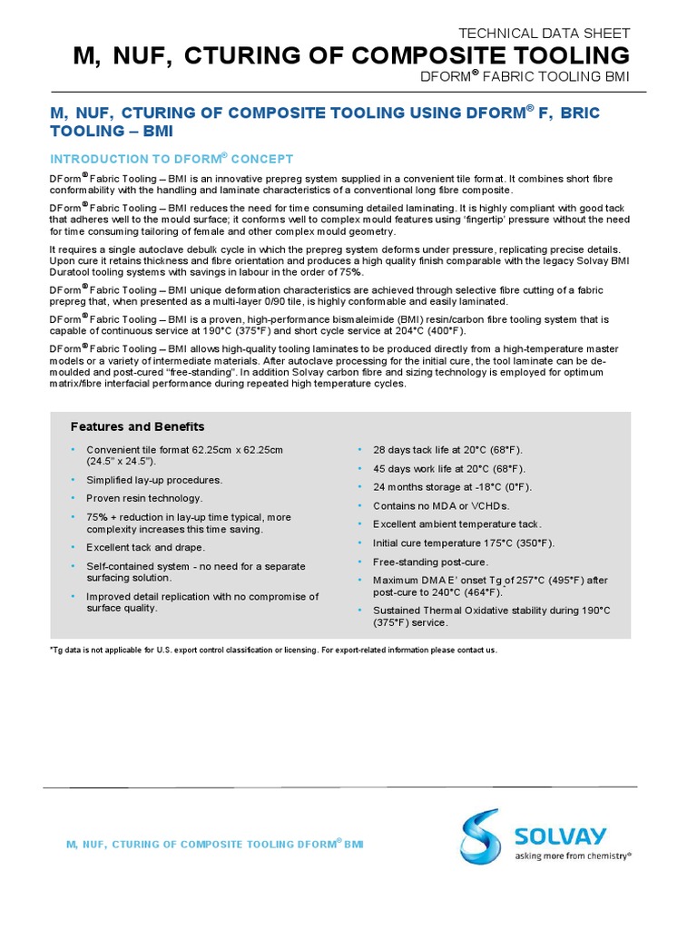 Dform Fabric Tooling Bmi CM en PDF | PDF | Composite Material ...