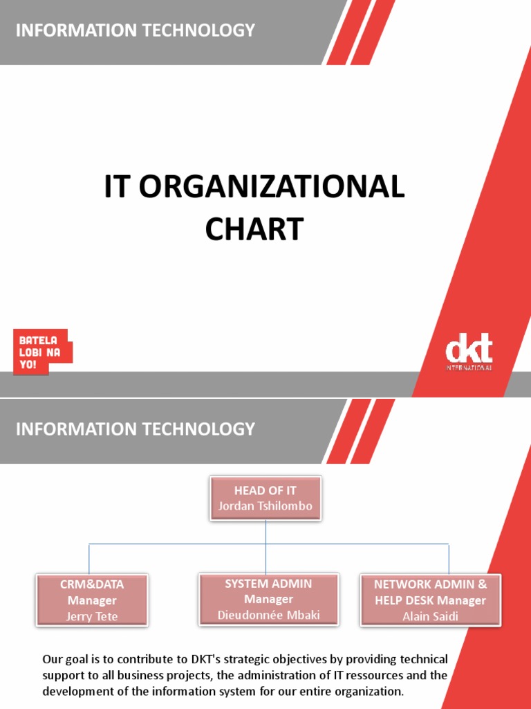 It Organizational Chart: Information Technology Information | PDF ...