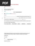 Formate For OEM Certificate | PDF | Business Law | Contract Law