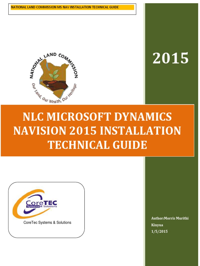 NAV 2015 Install Guide PDF | Download Free PDF | Microsoft Dynamics Nav ...