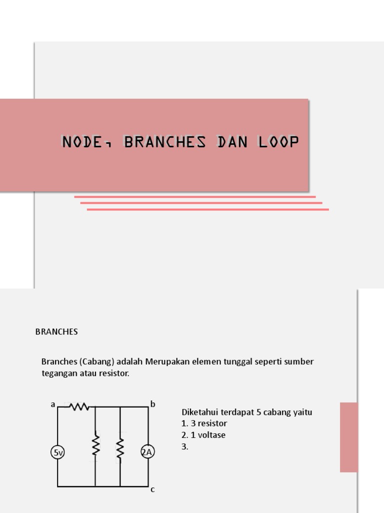 Node, Branches Dan Loop | PDF