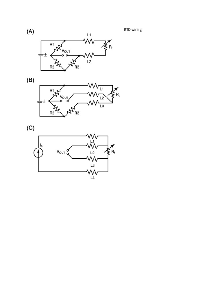 RTD Wiring Diagrams and Connections | PDF