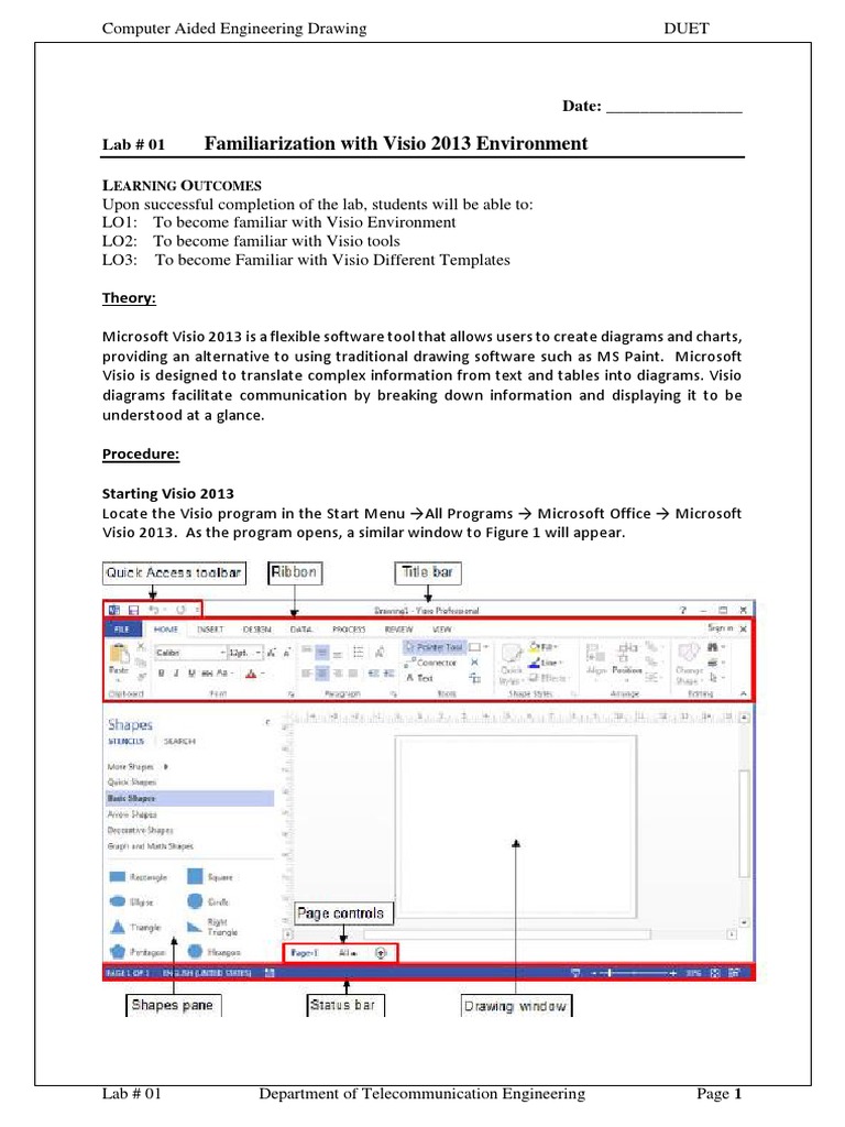 Introduction to Microsoft Visio: Learning the Fundamentals of the ...