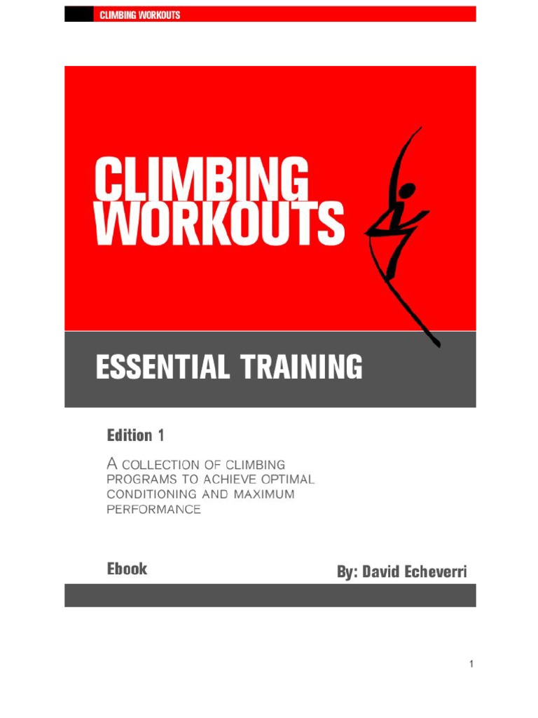Climbing Workouts Bonus Charts | PDF | Recreation | Sports