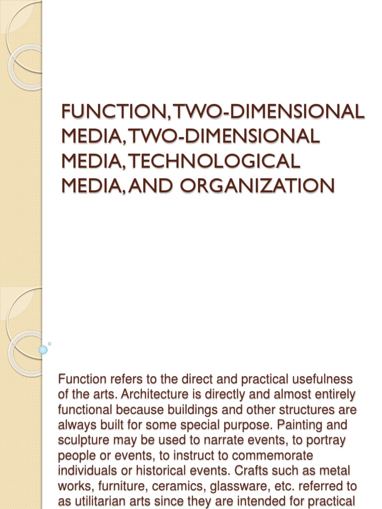 Function, Two-Dimensional Media, Two-Dimensional Media | PDF ...