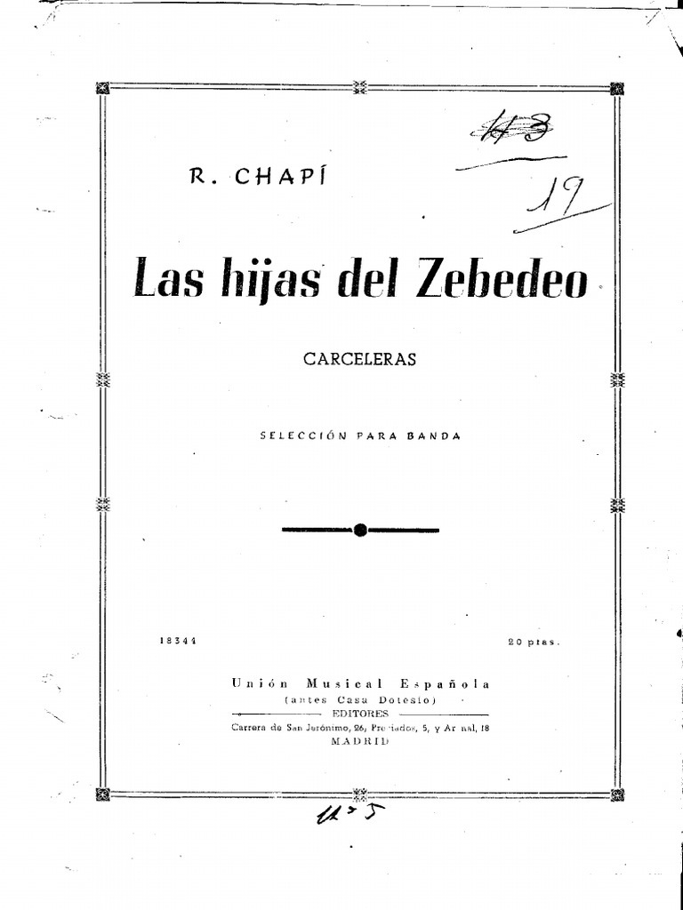 Las Hijas de Zebedeo | PDF