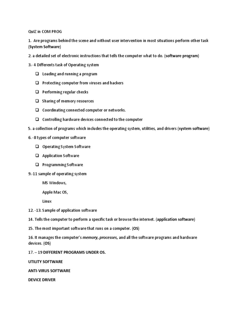 Utility Software and Antivirus Overview | PDF