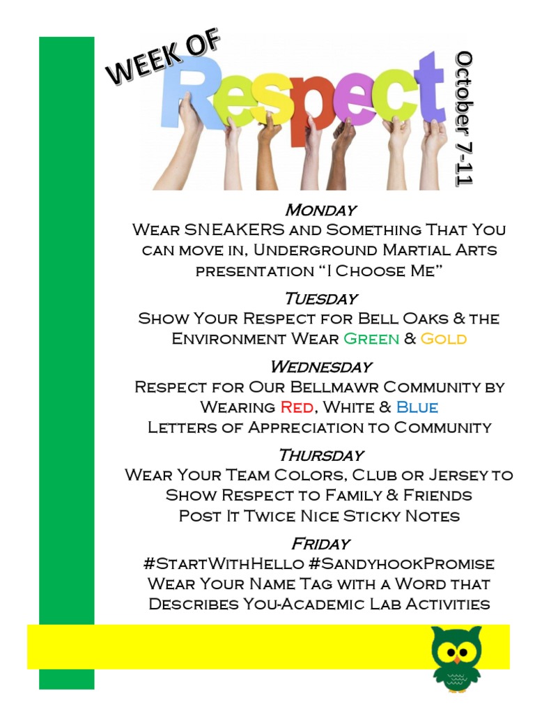Respect Week 2019 | PDF