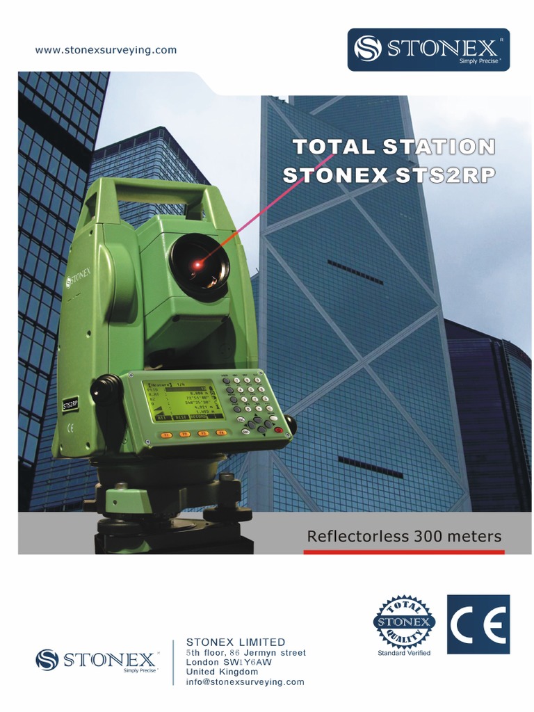 STONEX STS2rp TOTAL STATION MANUAL | PDF
