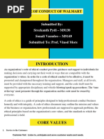 Code of Conduct of Walmart - Updated | PDF | Employment | Integrity
